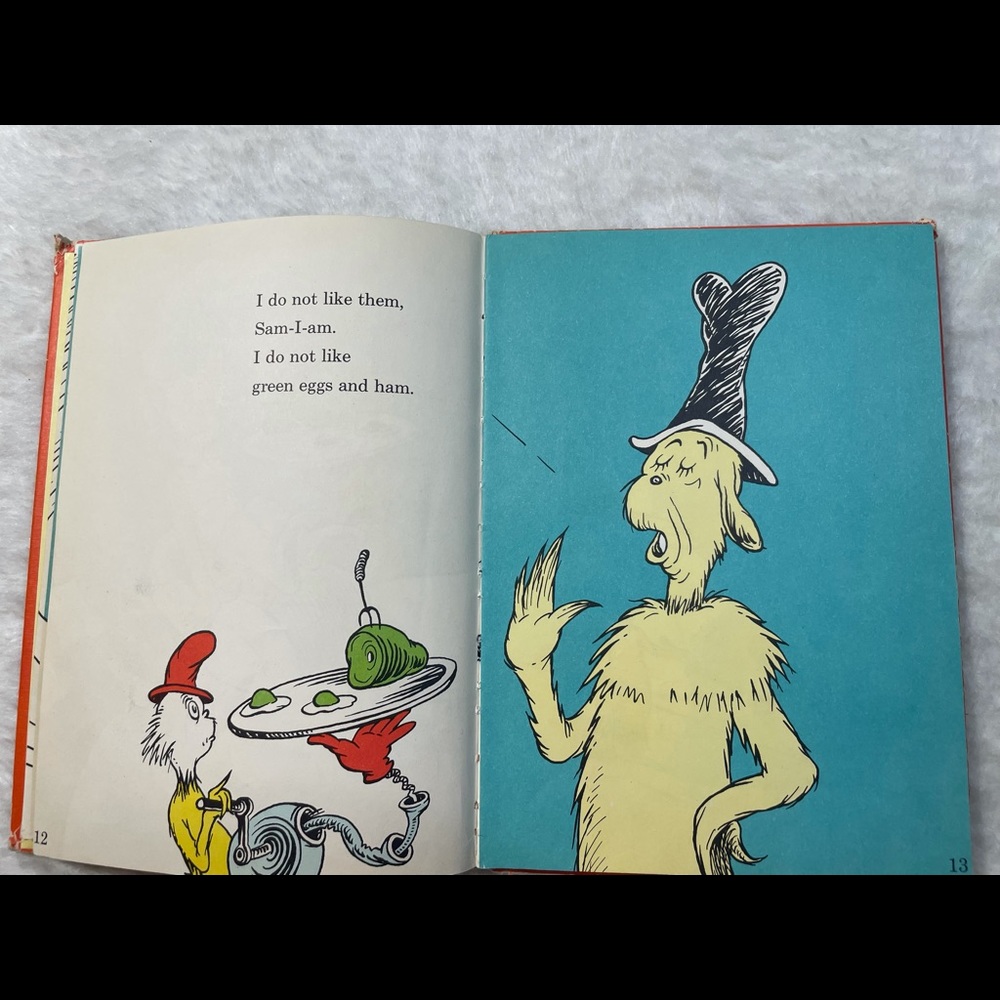 Dr Seuss Green Eggs And Ham Book Gem